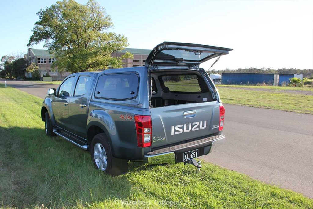 Isuzu D-Max Dual Cab 2012-2020 - Steel Canopies | Razorback Canopies