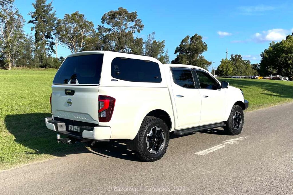 Nissan Navara Dual Cab 2021+ - Steel Canopies | Razorback Canopies