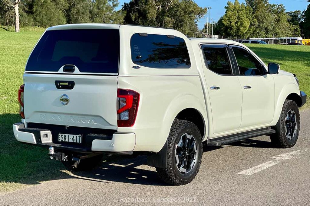 Nissan Navara Dual Cab 2021+ - Steel Canopies | Razorback Canopies