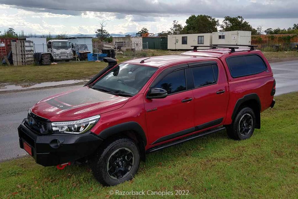 Toyota Hilux Dual Cab 2015+ Canopy - Steel Canopies | Razorback Canopies