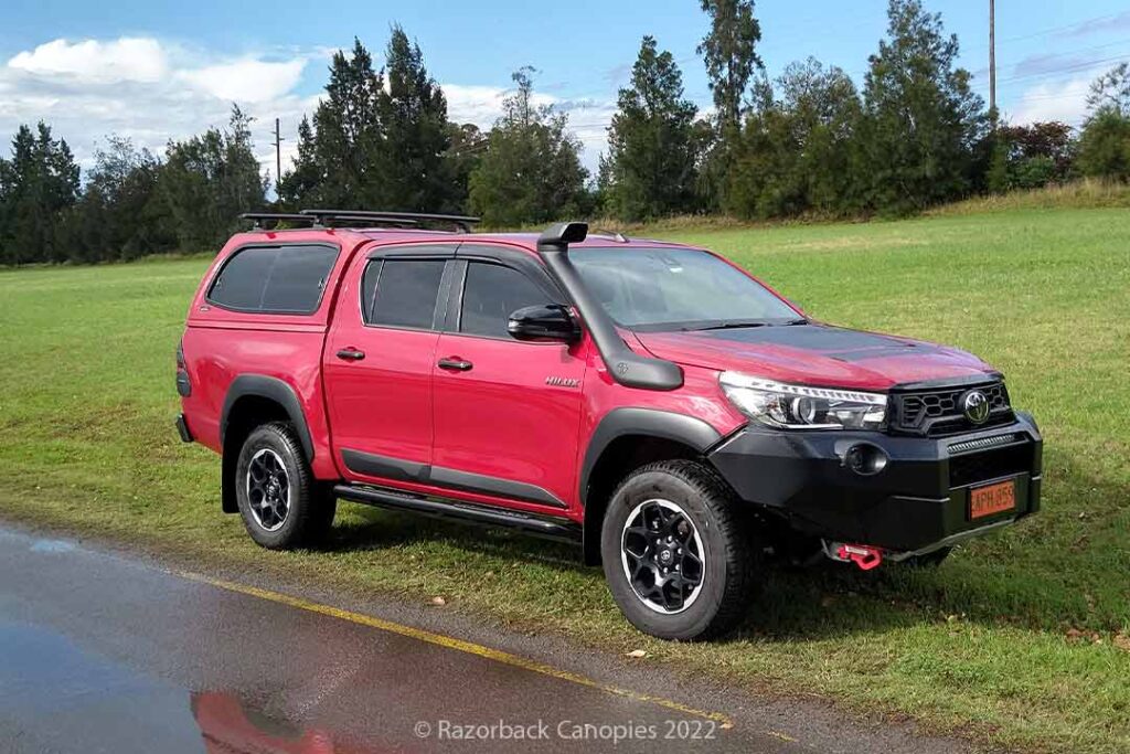 Toyota Hilux Dual Cab 2015+ Canopy - Steel Canopies | Razorback Canopies