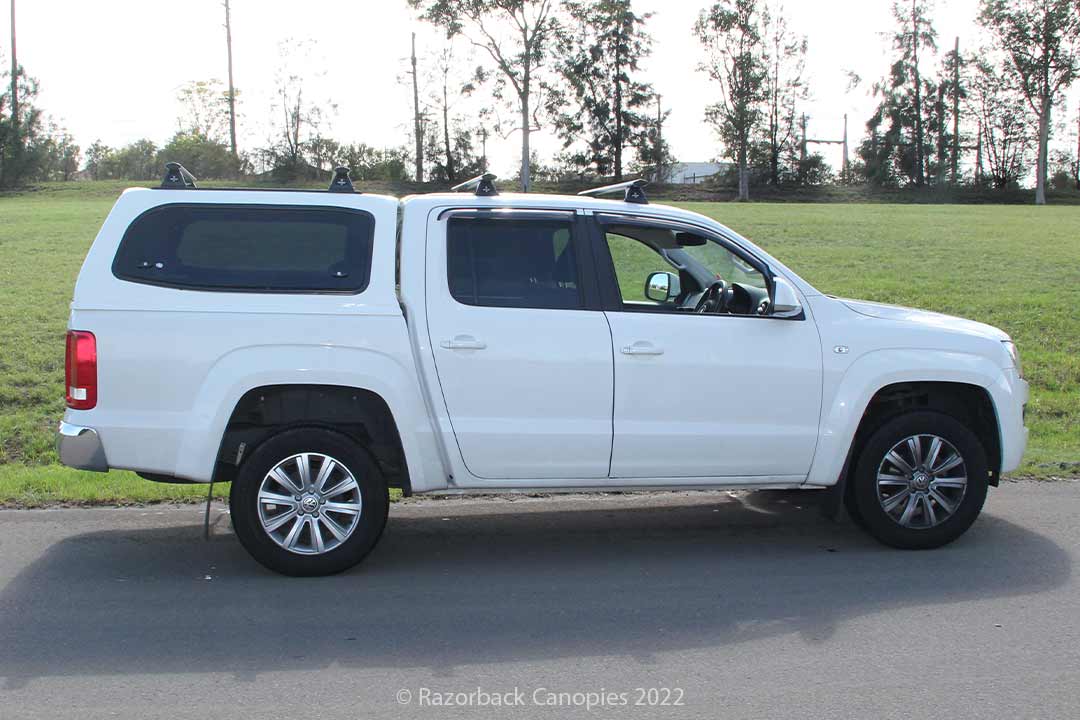 VW Amarok Dual Cab 2020+ - Steel Canopies | Razorback Canopies